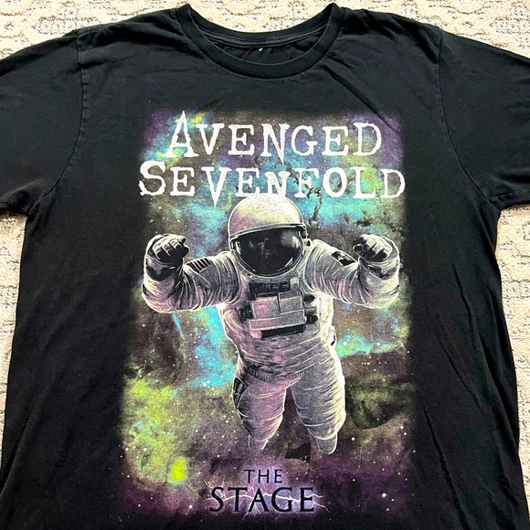 Gildan | Shirts | 6 Avenged Sevenfold Band A7f The Stage Album Spaceman ...